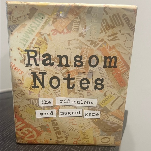 ransom notes | Games | Ransom Notes Word Magnet Game | Poshmark